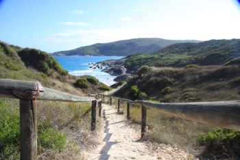 Lowlands Beach near Torbay, Albany & Denmark on the South West Coast of ...